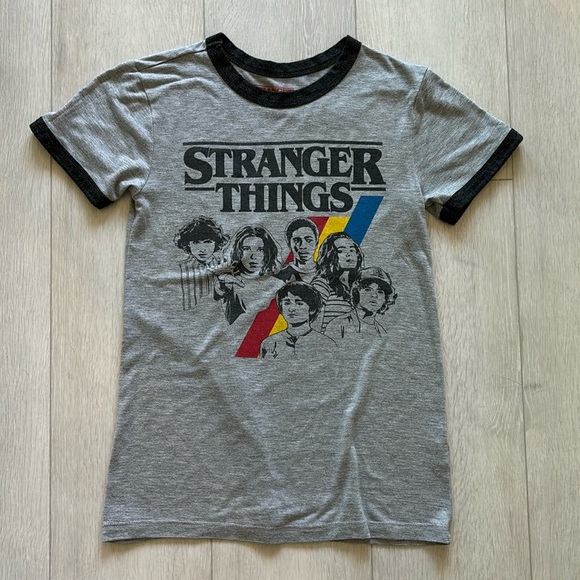 stranger things | Tops | Stranger Things Womens Ringer Tee Shirt Sz Small | Poshmark
